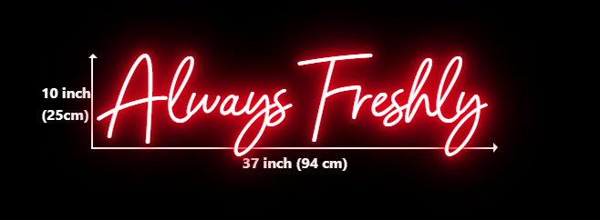Custom Neon for Ali Rahhedayat – Neon.Outshine