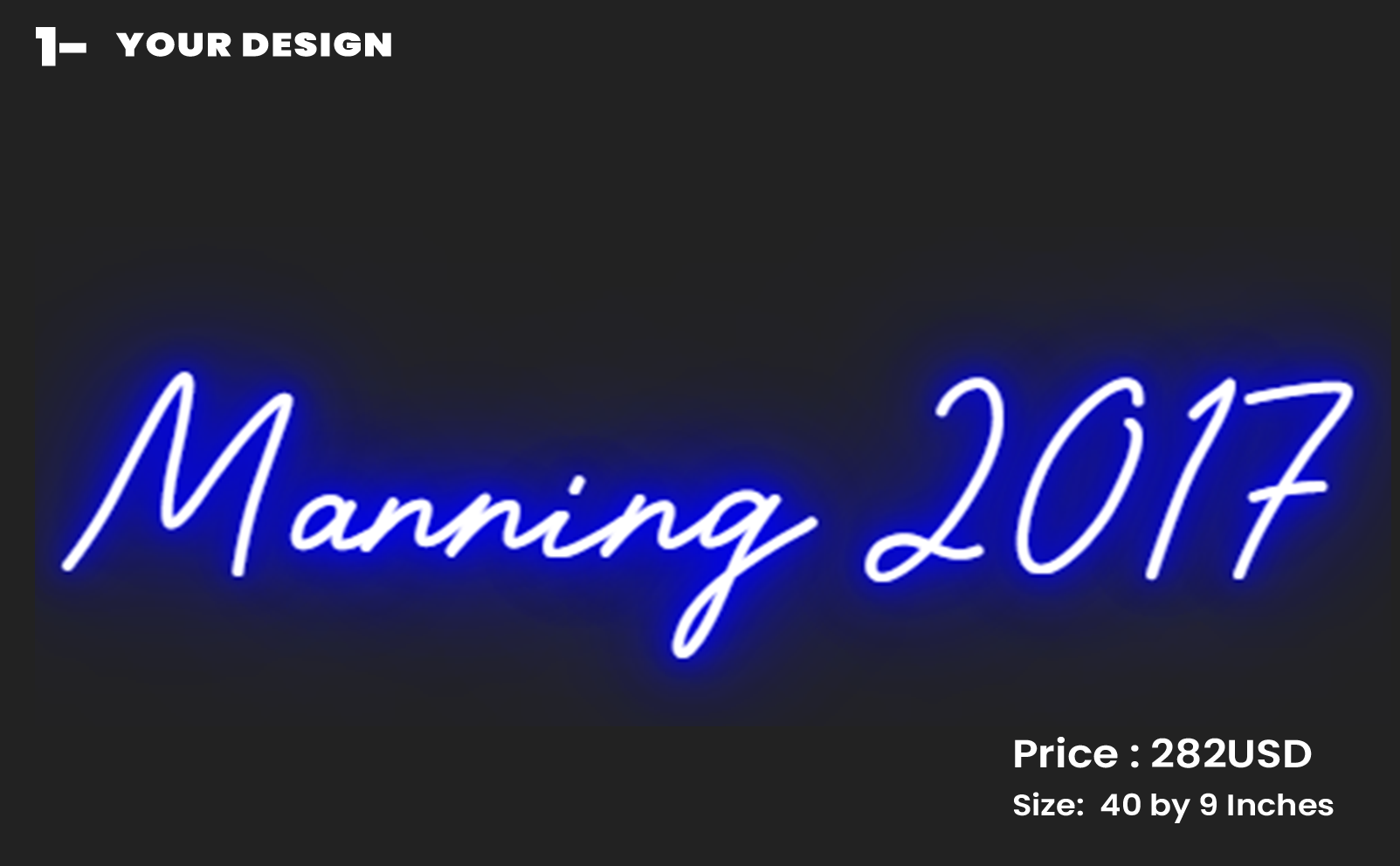 CUSTOM SIGNS FOR Courtney Manning – Neon.Outshine