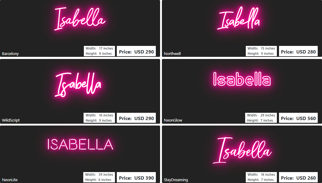 Custom Neon Sign For Vicky Garvin – Neon.Outshine