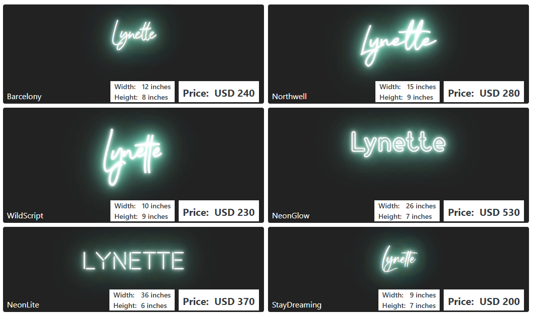 Custom Neon Sign For Lynette johnson – Neon.Outshine