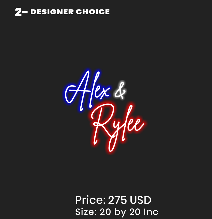 custom sign for Rylee – Neon.Outshine