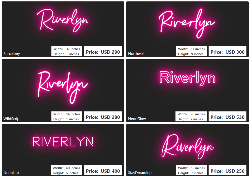 Custom Neon Sign For Billie jean Johnson – Neon.Outshine