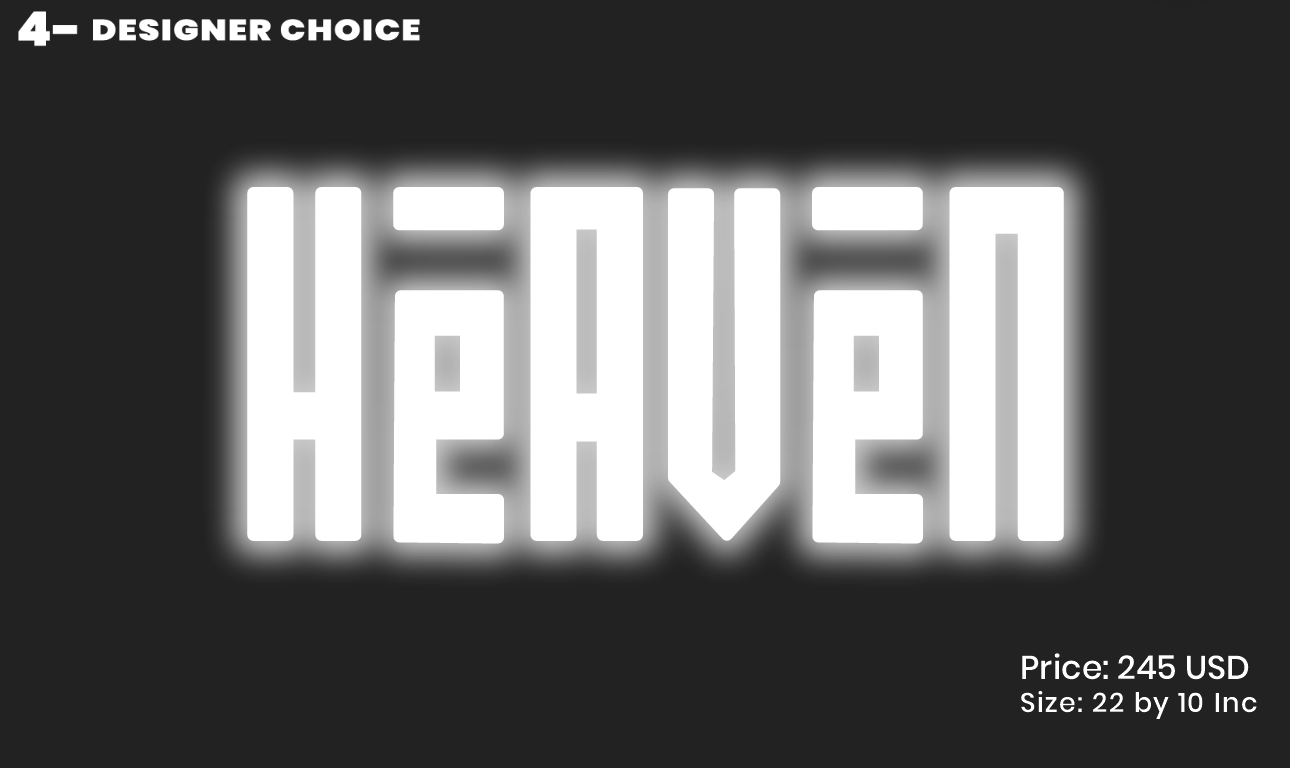 custom sign for Dolly DAWN – Neon.Outshine