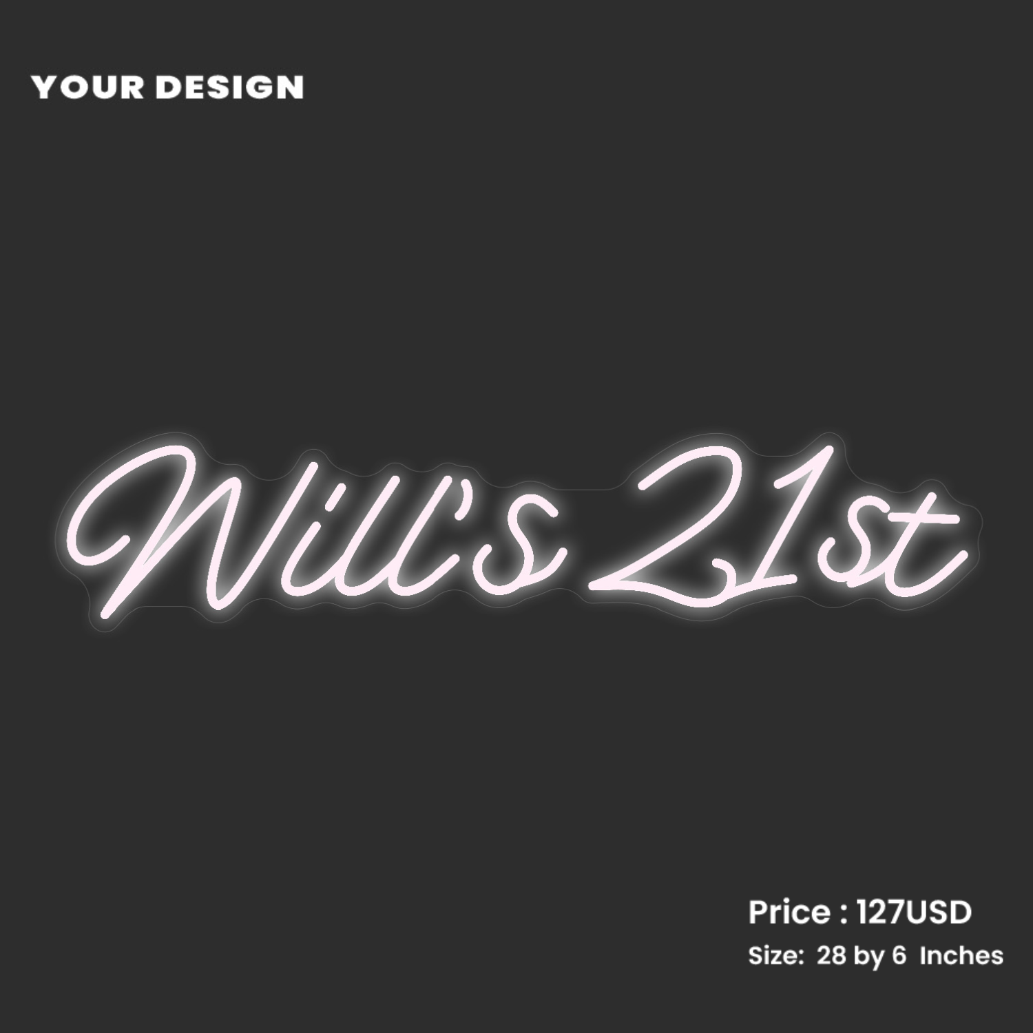 Custom Neon Sign For Josh Risker – Neon.Outshine