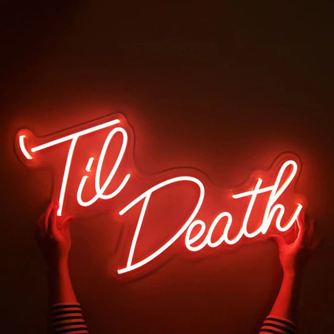 Till Death Wedding Neon Sign – Neon.Outshine