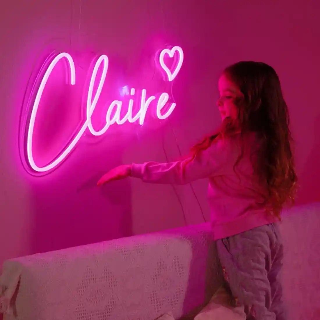 Claire Name Neon Sign - Customize Yours Today for a Unique Touch ...