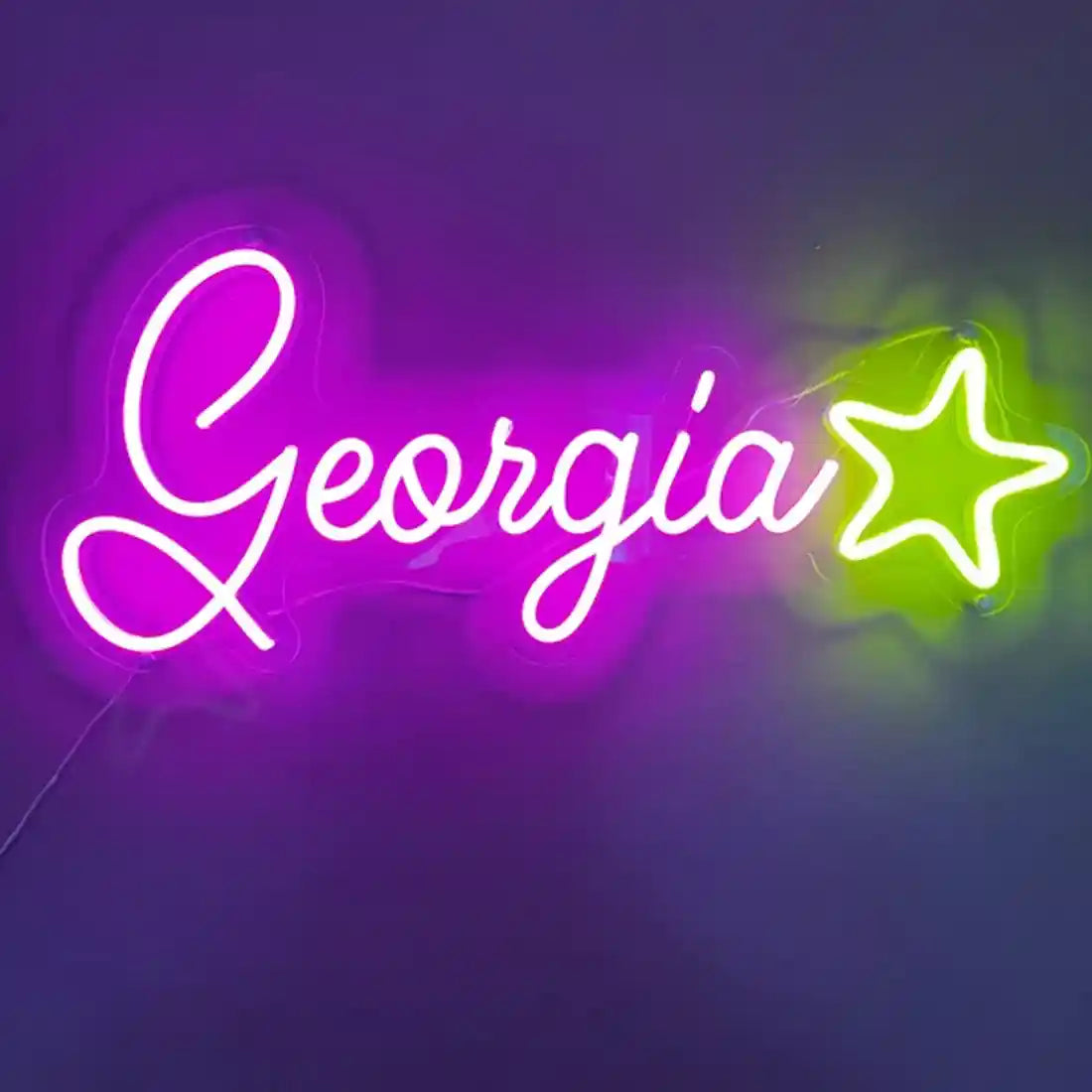 Georgia Name Neon Sign - Brighten Your Room with a Personal Touch ...