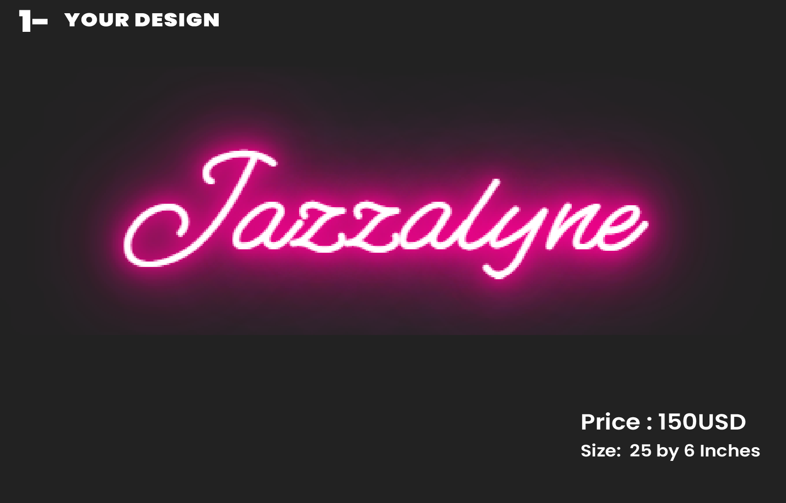Custom Sign for Jazman Williams – Neon.Outshine