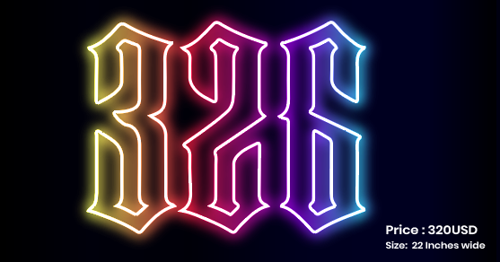 custom signs for natalie beach – Neon.Outshine