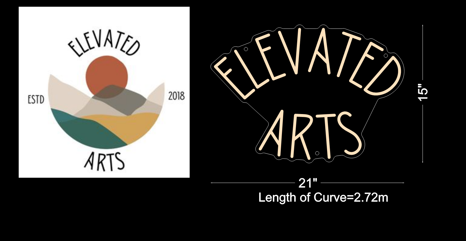 Custom Neon sign for Taya Lauren Bluth (NOS) – Neon.Outshine